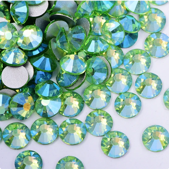 light peridot ab - Flat Back No HF